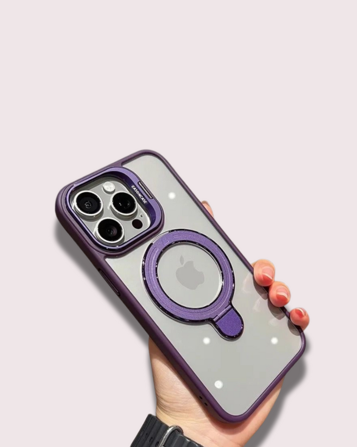 Purple MagSafe Stand Case – Cozy Cases